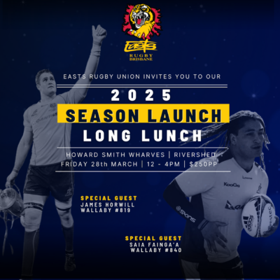 Easts Rugby Union – Tiger for Life