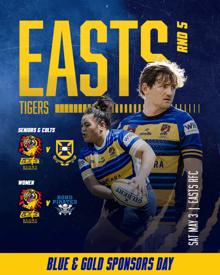 Easts Rugby Union – Tiger for Life